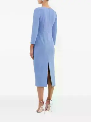 Rebecca Vallance Harlynn V-neck Midi Dress