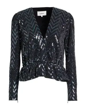 Ba&sh Peplum Metallic Top
