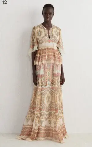 Etro Patterned Maxi Dress