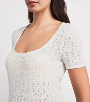Paige Etoile Pointelle Top - Ivory
