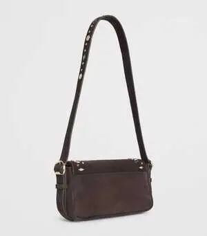 Sandro Suede Le Mambo Janys Shoulder Bag