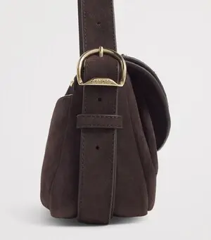Sandro Suede Le Mambo Janys Shoulder Bag