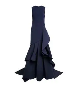 Safiyaa Cons Ruffle Gown