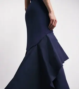 Safiyaa Cons Ruffle Gown