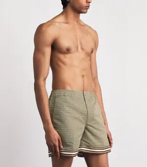 CHE Printed Lucena Swimshorts - Brown