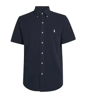 Polo Ralph Lauren Cotton Featherweight Mesh Shirt - Navy