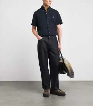 Polo Ralph Lauren Cotton Featherweight Mesh Shirt - Navy