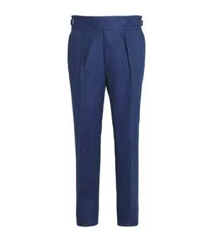 Polo Ralph Lauren Linen Herringbone Suit Trousers