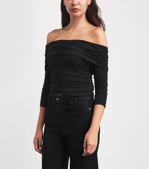 Paige Off-the-shoulder Naya Top
