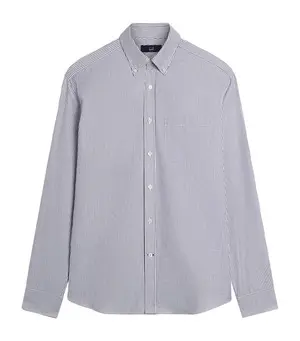 Dunhill Cotton-cashmere Stripe Shirt - Brown