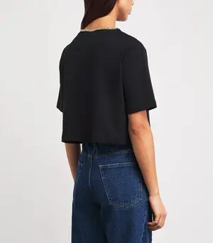 Sandro Rhinestone-embellished T-shirt