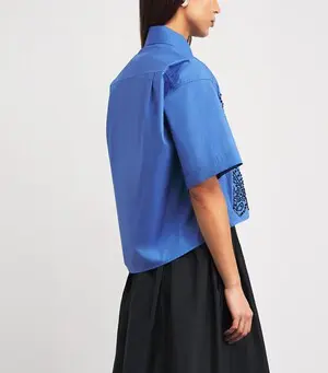 Sandro Cotton Embellished Shirt