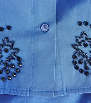 Sandro Cotton Embellished Shirt