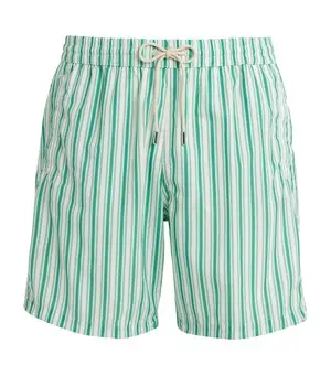 Jacob Cohen Stripe Swim Shorts - Green