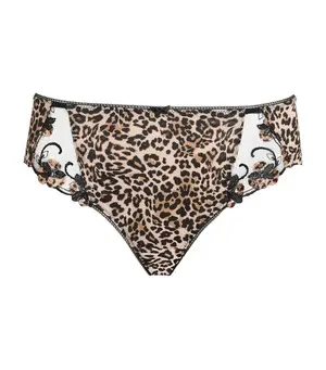 Fantasie Leopard Print Talia Briefs - Brown