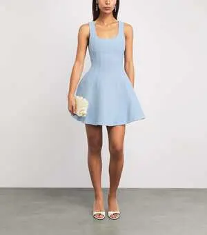 Sandro Beaded Mini Dress - Blue