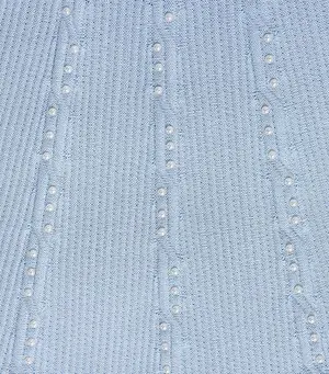 Sandro Beaded Mini Dress - Blue