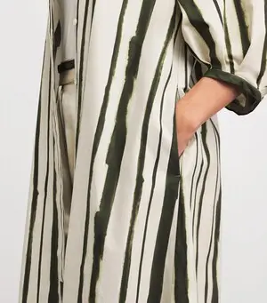 Max Mara Cotton Stripe Shirt Dress
