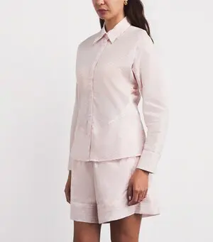 Claudie Pierlot Cotton-blend Stripe Shirt