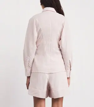 Claudie Pierlot Cotton-blend Stripe Shirt