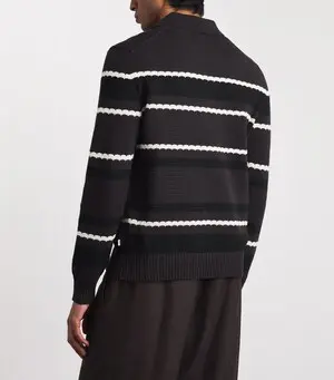 NN.07 Organic Cotton Polo Sweater