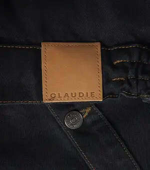 Claudie Pierlot Contrast-stitch Denim Jacket - Black