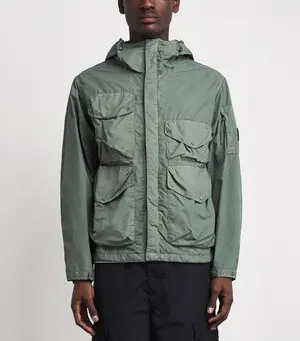 C.P. COMPANY Flatt Goggle Jacket - Beige