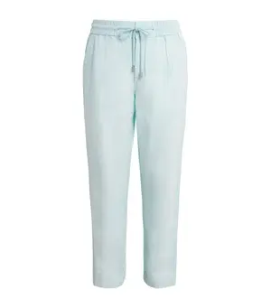 Vilebrequin Linen Drawstring Parc Trousers - Blue