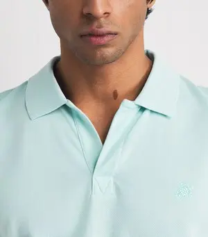 Vilebrequin Organic Cotton Palatin Polo Shirt - Blue