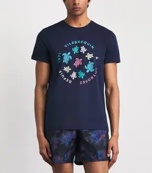 Vilebrequin Cotton Logo Turtle T-shirt