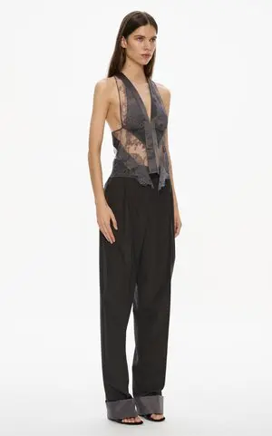 Christopher Esber Rowan Sateen Wide-leg Pants