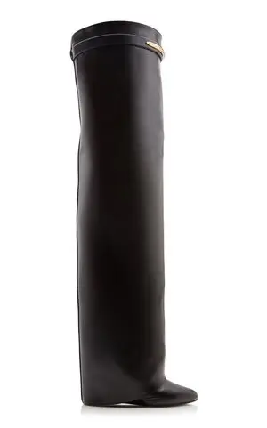 Givenchy 90mm Shark Pinch Over-the-knee Boots - Black