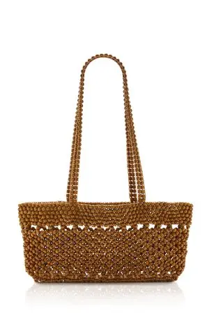 CORDERA Wood-beaded Handbag