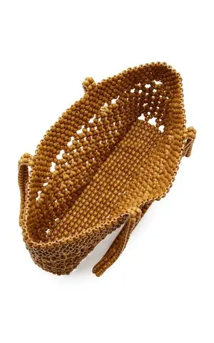 CORDERA Wood-beaded Handbag