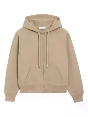 AMI Paris De Coeur Logo Zipped Hoodie