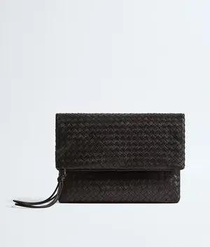 Bottega Veneta Giornale Pouch - Espresso
