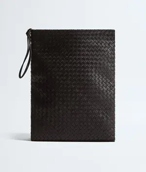 Bottega Veneta Giornale Pouch - Espresso