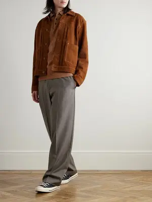 BEAMS Wool Polo Shirt - Brown
