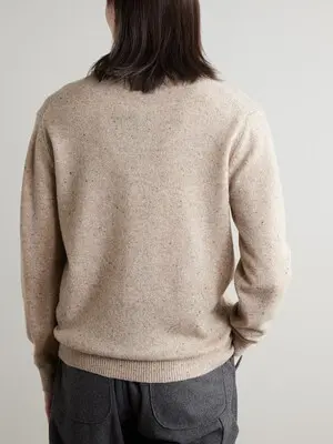 BEAMS Wool Polo Shirt - Neutrals