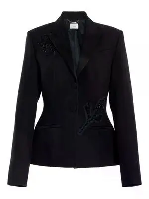 Erdem Single-breasted Embellished Blazer