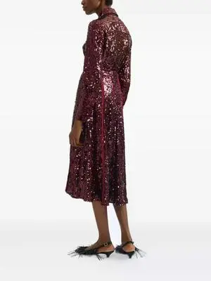 Erdem Sequin A-line Skirt