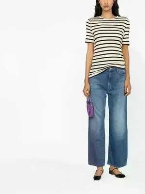 MOTHER The Dodger Ankle Cropped Straight-leg Jeans