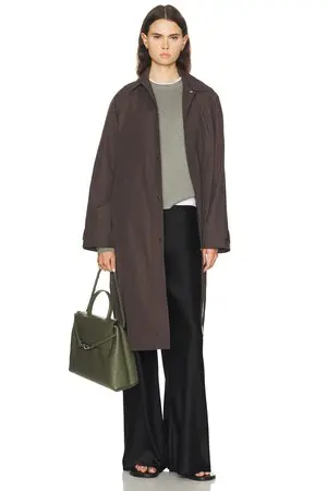 EAVES X Jasmine Tookes Kenzie Trench Coat - Ganache