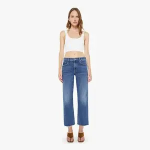 MOTHER The Newbie Ankle Fray Prized Possession Jeans
