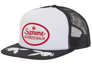 Supreme Playboy Mesh Back 5 Panel Cap - Black