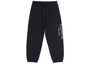Supreme Classic Logo Sweatpant - Black