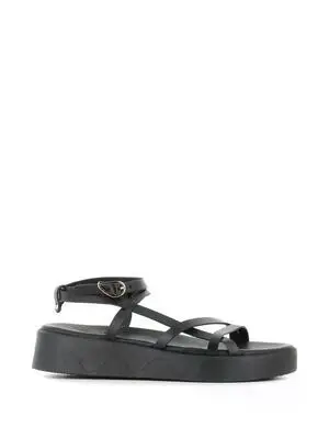 ANCIENT GREEK SANDALS Stiliani Sandals - Black