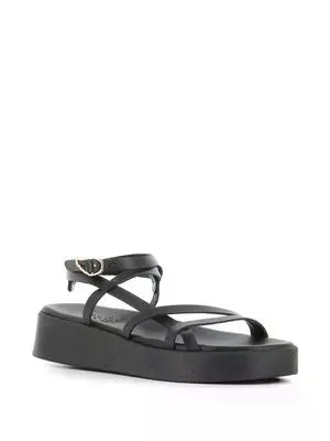 ANCIENT GREEK SANDALS Stiliani Sandals - Black