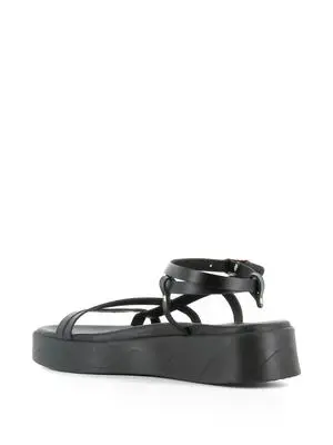 ANCIENT GREEK SANDALS Stiliani Sandals - Black