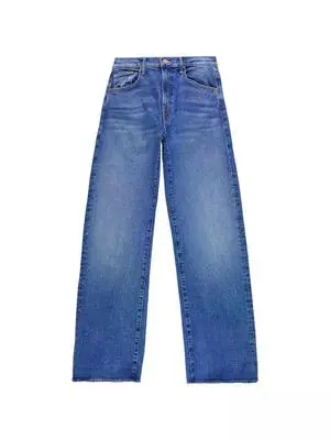 MOTHER Buttoned Jeans - Blue
